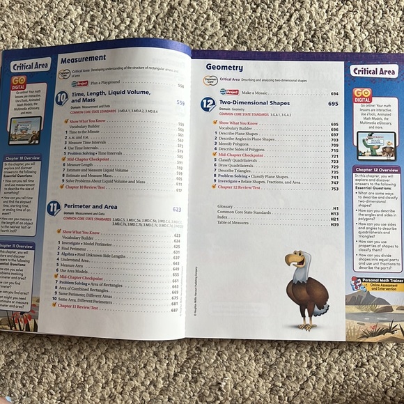 Houghton Mifflin Harcourt | Other | Go Math Third Grade Volume | Poshmark